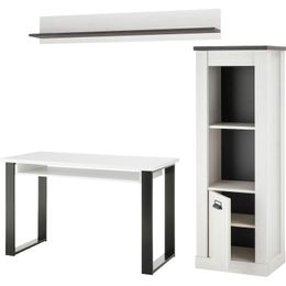 Home Affaire Schrank-Set &raquo;SHERWOOD&laquo; 3 Stk. tlg. wei&szlig; B/H/T: 190cmcm x 200cmcm x 60cmcm