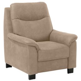 OTTO home Sessel &raquo;Boccaccio&laquo; mit Federkern, incl. Kopfteilverstellung beige Struktur weich (90% Polyester / 10% Polyamid);Luxus-Microfaser (100% 
