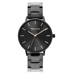 Tamaris Damen Quarzuhr Armbanduhr, Damenuhr, Edelstahlarmband, analog Einheitsgr&ouml;&szlig;e