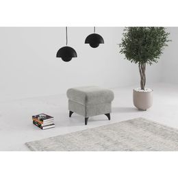 Sit & More sit&more Polsterhocker &raquo;Glendale&laquo; mit Stauraum grau 100% Polyester B/H/T: 58cm x 48cm x 58cm, Flachgewebe,mit Stauraum