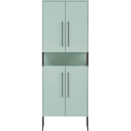 Schildmeyer Hochschrank &raquo;Limone, Hochschrank, Made in Germany, B: 65 cm&laquo; Solide Verarbeitung - Dieses Produkt ist in Deutschland gefertigt gr&uuml;n mint, B/H/T: 