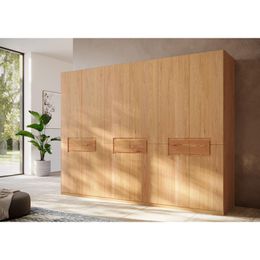 Home Affaire Kleiderschrank &raquo;L&eacute;opoldine aus Kernbuche, erh&auml;ltlich in verschiedenen Breiten&laquo; Massivholz-Kleiderschrank, im 50 cm Raster planbar 
