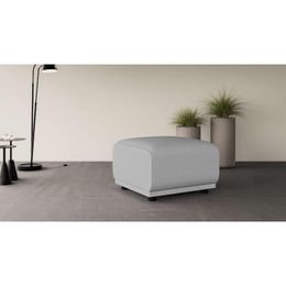 Home Affaire Polsterhocker &raquo;TAMMO&laquo; passend zur Serie, auch in Cord und Boucl&eacute; grau 100% Polyester B/H/T: 70cm x 45cm x 70cm, Struktur, kleiner Hocker