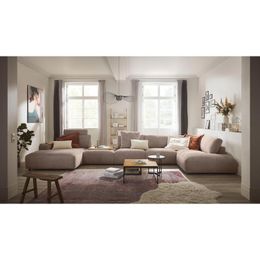 Musterring Wohnlandschaft &raquo;Lucia bequem und viel Platz, U-Form&laquo; Cord-Bezug, inklusive Kopfst&uuml;tze, Gesamtbreite 524 cm grau B/H/T: 504cm x 81cm x 204cm, Cord, 