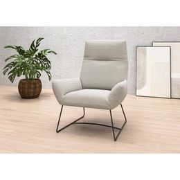 Home Affaire Sessel &raquo;Basic Relaxsessel, Design und Komfort, bequem, Breite 82cm&laquo; Extra hohe R&uuml;ckenlehne grau 88% Polyester, 12% Polyacryl Cord, 