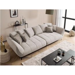 exxpo - sofa fashion Big-Sofa &raquo;Triton Mega Sofa,toller Sitzkomfort, Steppung im Sitz, Breite 311cm&laquo; inkl.10-teiliges Kissenset,gem&uuml;tliches Megasofa,