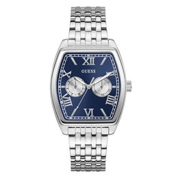 Guess Herren Multifunktionsuhr &raquo;GABRIEL&laquo; Quarzuhr, Armbanduhr, Herrenuhr, Edelstahlarmband, Datum silber Einheitsgr&ouml;&szlig;e