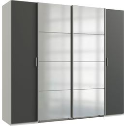 wimex Dreh-/Schwebet&uuml;renschrank &raquo;Lotto&laquo; wei&szlig; B/H/T: 227cm x 210cm x 65cm, T&uuml;ren: 4 Stk. insgesamt 10 Einlegeb&ouml;den