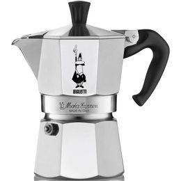 Bialetti Espressokocher &raquo;Moka Express&laquo; 0,09 l Kaffeekanne Aluminium grau 0,09 l, 2