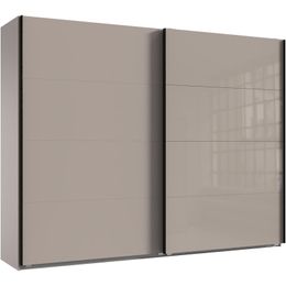 wimex Kleiderschrank &raquo;Tilburg, Metallgriffe, Made in Germany&laquo; Breite 270cm wahlweise mit 2 oder 3 T&uuml;ren, mit Schwebet&uuml;ren, jeweils 1 Glaselement, 180, 225 