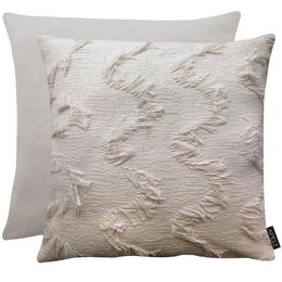 Apelt Dekokissen &raquo;Treviso&laquo; Velourabseite / Magnus 20 wei&szlig; Mischgewebe B/L: 45cm x 45cm, 1 Stk.