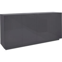Home Affaire Sideboard &raquo;bloom&laquo; Breite ca. 180 cm schwarz B/H/T: 180cm x 86cm x 41,4cm, 4 Stk.