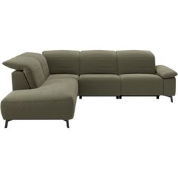 Musterring Ecksofa &raquo;MR 370, intelligenter Komfort im modernen Design&laquo; Optionale Relaxfunktion, flexible Kopfteile & klappbare Armlehnen 95% Polyester, 5% Nylon B