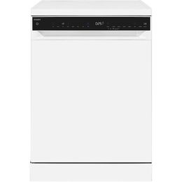 Exquisit Standgeschirrsp&uuml;ler 9316 &raquo;GSP9316-450C weiss&laquo; 10,9 l 16 tlg. Ma&szlig;gedecke 16 Ma&szlig;gedecke, 8 Programme, Besteckschublade, Auto Door Open, 