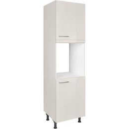 Nobilia Herdumbauschrank &raquo;"Flash", Ausrichtung w&auml;hlbar, mit zwei zus&auml;tzlichen T&uuml;ren,&laquo; vormontiert, Breite/H&ouml;he: 60/167,8 cm grau B/H/T: 60cm x 216,6cm