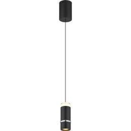 Globo LIGHTING LED Pendelleuchte &raquo;ALVARADO&laquo; LED-Modul 1 Stk. Warmwei&szlig; H&auml;ngelampe/H&auml;ngeleuchte/Wohnzimmer/Esstisch/Lichtkegel verstellbar schwarz 1 Stk