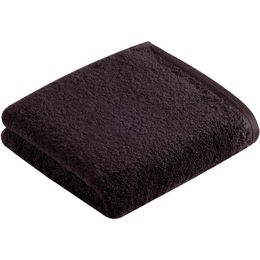 Vossen Handtuch &raquo;Vegan Life&laquo; 100% vegan grau Webfrottier, Obermaterial: 100% Baumwolle B/L: 50cmx100cm, 2 Stk., Webfrottier