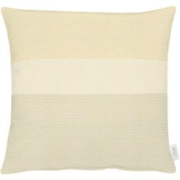 Apelt Dekokissen &raquo;Rayon&laquo; Kissenh&uuml;lle mit F&uuml;llung, 1 St&uuml;ck beige Polyester B/L: 48cm x 48cm, 1 Stk.