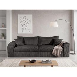 Collection AB Schlafsofa &raquo;Mara, B: 249 cm, Liegefl. 139x195 cm&laquo; Dauer-Schlaffunktion, Bettkasten & Federkern, wahlweise mit Topper 100%Polyester B/H/T