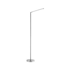 JUST LIGHT Stehlampe &raquo;DAWDA&laquo; LED-Board 1 Stk. Warmwei&szlig; LED, dimmbar &uuml;ber Tastdimmer silber 1, H: 165,5cm, 1 Stk.