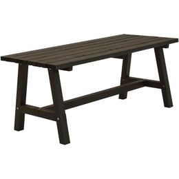 Plus Sitzbank &raquo;Contry Plankenbank&laquo; 1 Stk. tlg. 177x37x46 cm schwarz Holz B/H/T: 37cm x 46cm x 177cm