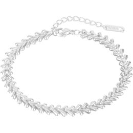 Firetti Damen Armband &raquo;Schmuck Geschenk Edelstahl Armschmuck Herzkettengliederung Liebe&laquo; silber 23,5cm, Edelstahl
