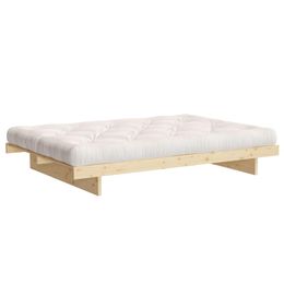Karup Design Bettgestell &raquo;Kanso Bed, Stauraumbett, Bett mit oder ohne Schubladen&laquo; Bett mit/ohne Schubladen, inkl Lattenrost, FSC zertifiert beige Liegefl&auml;che L&auml;nge