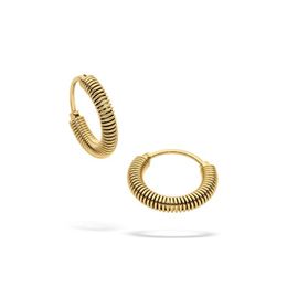 Liebeskind Berlin Damen Paar Creolen &raquo;Twist&laquo; Edelstahl