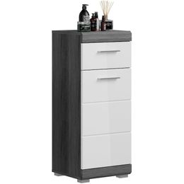 Welltime Unterschrank &raquo;SIENA, Breite 37cm, 1 T&uuml;r, 1 Schubkasten, 2 F&auml;cher, MDF-Front&laquo; TOPSELLER!, 1 Stk. tlg. in verschiedenen Farben erh&auml;ltlich, 