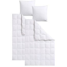 H&auml;ussling Daunenbettdecke + Kopfkissen &raquo;Swiss Royal&laquo; Bettdecken-Set mit Kopfkissen, 135x200 oder 155x220 cm, Sommer, Winter wei&szlig; F&uuml;llung Innenkammer: 100% 