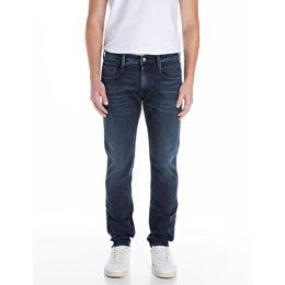 Replay Herren Slim-fit-Jeans &raquo;Anbass&laquo; blau 30, L&auml;nge 34