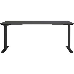 Germania Schreibtisch &raquo;Mailand, elektrisch h&ouml;henverstellbar&laquo; in Breitenvariante 120-180 cm, Made in Germany grau B/H/T: 180cm x 91cm x 80cm