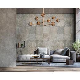 marburg Fototapete &raquo;Romy&laquo; matt glatt moderne Tapete f&uuml;r Wohnzimmer Schlafzimmer K&uuml;che grau Vlies B/L: 1,59m x 2,7m, Rollen: 1