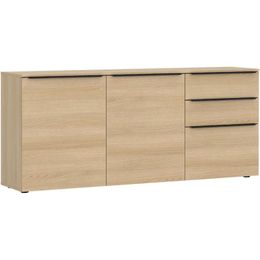 Tom Tailor HOME Kommode Lowboard, Breite 165 cm,3 T&uuml;ren,2 Schubladen, viel Stauraum Holzwerkstoff, Melamin, Spanplatte B/H/T: 165cm x 74cm x 42cm, 