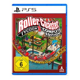 Atari Spielesoftware &raquo;Rollercoaster Tycoon 3 Complete Edition&laquo; PlayStation 5 rot Fahren Sie die Bahnen: Fahren Sie Ihre Kreationen mit der speziellen 