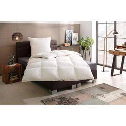 OTTO home Daunenbettdecke + 3-Kammer-Kopfkissen &raquo;Lasse, Bettdecke 135x200 cm, 155x220 cm, Made in Green&laquo; 2-tlg., Set mit Kissen 40X80 cm, 80x80 cm, 
