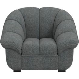 COTTA Sessel &raquo;Mado, Breite 110 cm&laquo; Bequemes Sofa mit hoher R&uuml;ckenlehne grau Easy care, B/H/T: 110cm x 88cm x 104cm