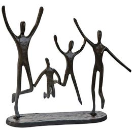 Casablanca by Gilde Dekofigur &raquo;Skulptur Jumping braun H. 20 cm&laquo; braun Eisen B/H/T: 22cm x 20cm x 6cm