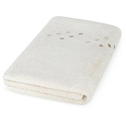 Ross Duschtuch &raquo;Stoneline&laquo; aus feinster Baumwolle beige Frottier, Baumwolle B/L: 70cmx140cm, 1 Stk., Frottier