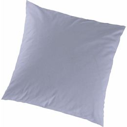 Primera Kissenbezug &raquo; Mako-Feinjersey Kissenbezug im Doppelpack&laquo; In vielen Uni-T&ouml;nen grau Feinjersey, Obermaterial: 100% Baumwolle B/L: 40cm x 40cm, 2 Stk., 