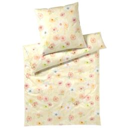 Elegante Bettw&auml;sche &raquo;Pastel&laquo; 2 Stk. angenehmes Hautgef&uuml;hl gelb Mako-Batist, Obermaterial: 100% Baumwolle B/L: 155cm x 220cm, 1 Stk., 1 Stk., Mako-Batist, B/L: 