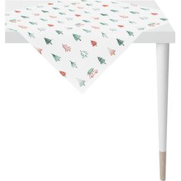 Apelt Tischdecke &raquo;5825&laquo; gr&uuml;n Baumwolle, Polyester B/L: 100cm x 100cm, 1 Stk.