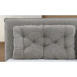 Jockenh&ouml;fer Boxspringbett &raquo;Chalet, inklusive Kissen&laquo; Wende-Bonell-Federkern-Matratze (H2/H3), PU-Schaum Topper grau Bezug Bett: Chenille (100% Polyester);Topper 