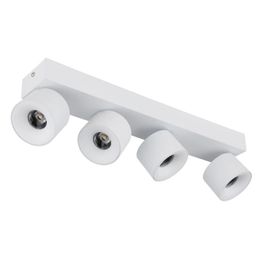 Globo LIGHTING LED Deckenstrahler &raquo;RAE&laquo; LED-Modul 1 Stk. Warmwei&szlig; Deckenspot, Wohnraum, Flur, Arbeitszimmer wei&szlig; 4, &Oslash; 7,2cm H: 12cm, 1 Stk.