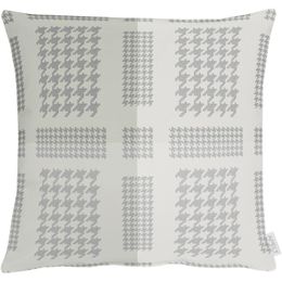 Apelt Dekokissen &raquo;Alexis&laquo; Kissenh&uuml;lle mit F&uuml;llung, 1 St&uuml;ck grau Polyester B/L: 48cm x 48cm, 1 Stk.