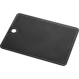 Zwilling Schneidebrett &raquo;praktisch Brett f&uuml;r jeden Tag&laquo; mit Auffangrille, sp&uuml;lmaschinengeeignet schwarz Kunststoff B/H/L: 21cm x 0,3cm x 30cm