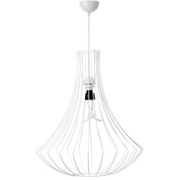 Kayoom H&auml;ngeleuchte &raquo;H&auml;ngelampe Chiara 110&laquo; E27 1 Stk. Industrie- und Nostalgie-Design wei&szlig; 1, &Oslash; 52cm H: 60cm, 1 Stk.