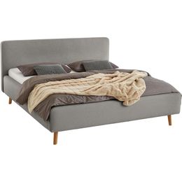 Meise M&ouml;bel meise.m&ouml;bel Polsterbett &raquo;Mattis&laquo; Topseller, wahlweise mit Bettkasten grau Bezug Bett: Struktur Gewebe (100% Polyester) Liegefl&auml;che L&auml;nge B: 200cm x 