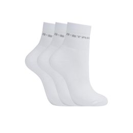 G-Star Raw G-Star Herren G-STAR Sportsocken &raquo;MUSK, 3 PACK ANKLET SPORTS SOCKS&laquo; Packung, 3 Paar tlg. unifarben, mit Logo-Jacquard wei&szlig; 39-42