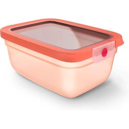 Emsa Frischhaltedose &raquo;oneClick&laquo; verschlossen mit nur 1 x Klick, 100% dicht, made in Germany rosa Polyprophylen (PP) B/H/L: 15,95cm x 9,44cm x 21,73cm